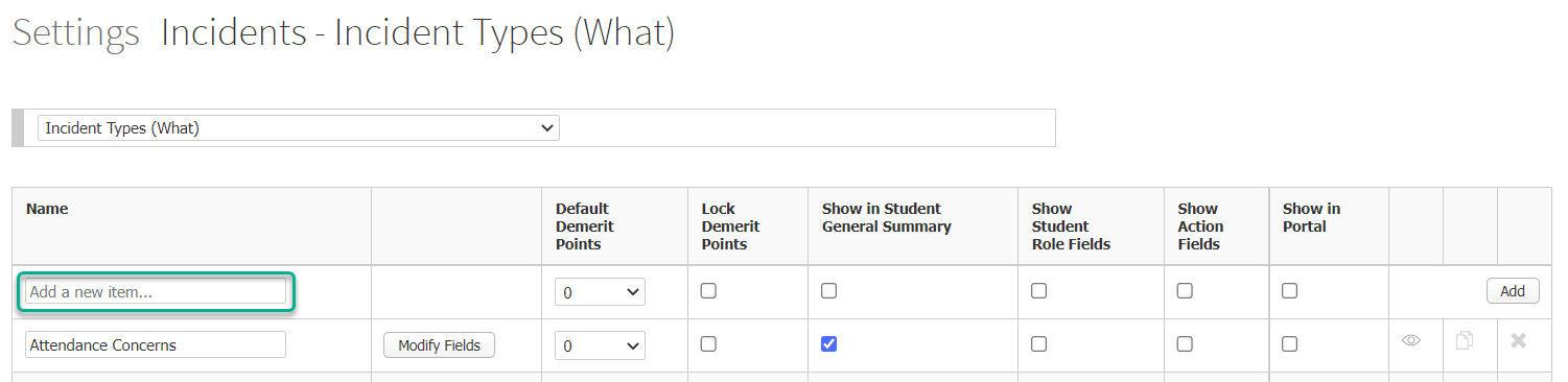 Incidents & Actions: Create custom incident and action types
